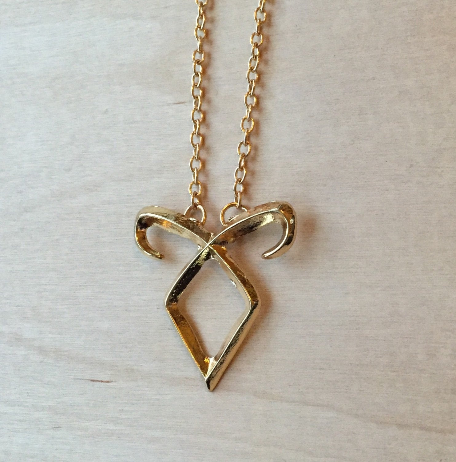 Angelic Power Rune Necklace The Mortal by TheLastPegasus on Etsy