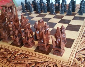 Unique large chess board related items | Etsy