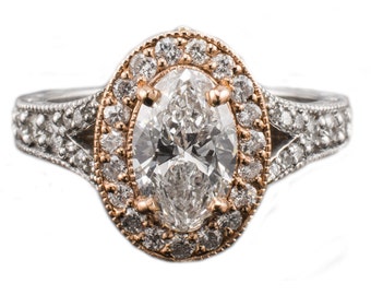 Estate diamond ring | Etsy