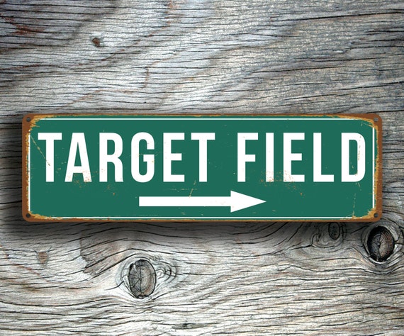 TARGET FIELD SIGN Vintage style Target Field Sign Twins