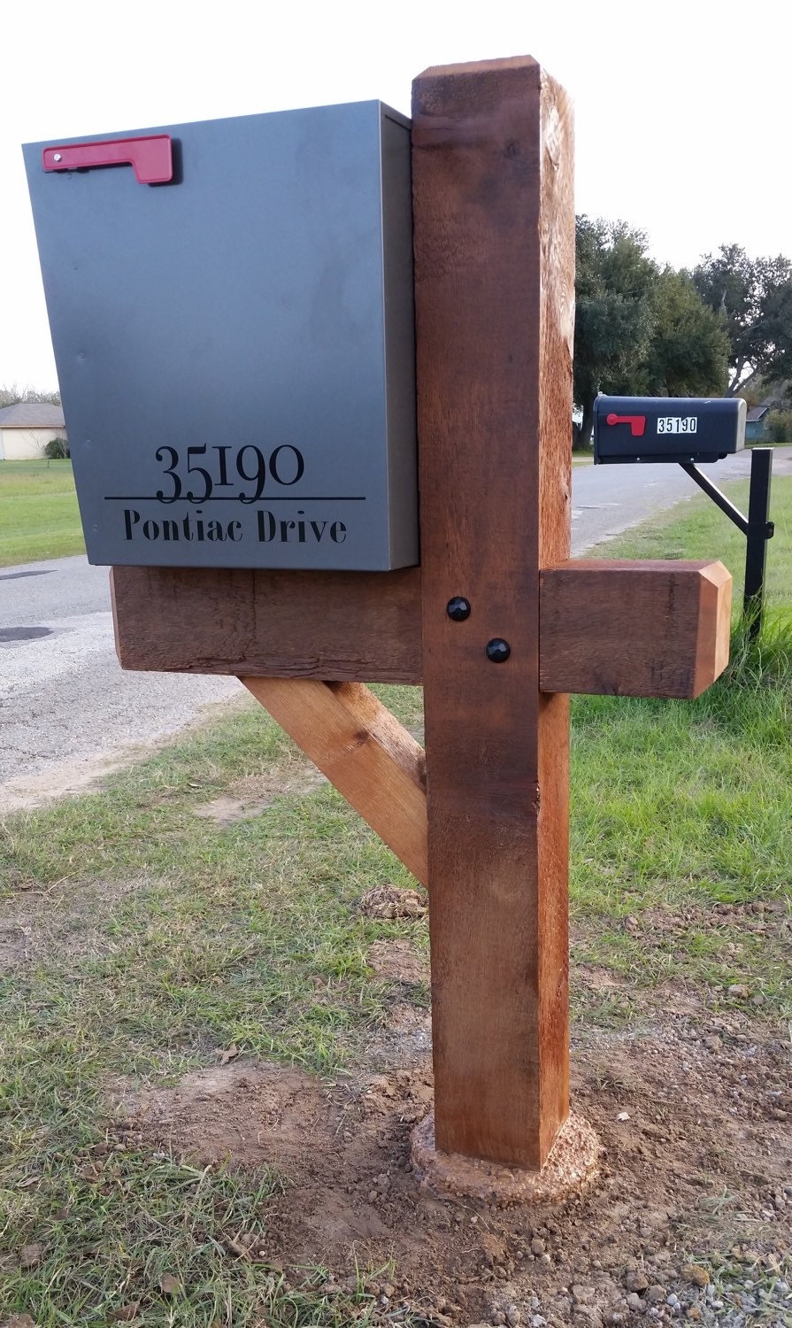 6x6 Cedar Mailbox Post 6x6 Cedar Mailbox Post
