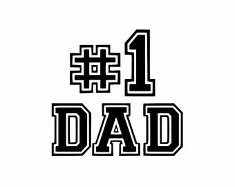 Dad vinyl decal | Etsy