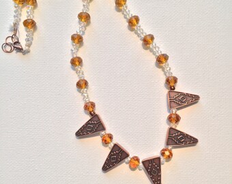 Items similar to Handmade Aztec Inspired Beaded Ring on Etsy