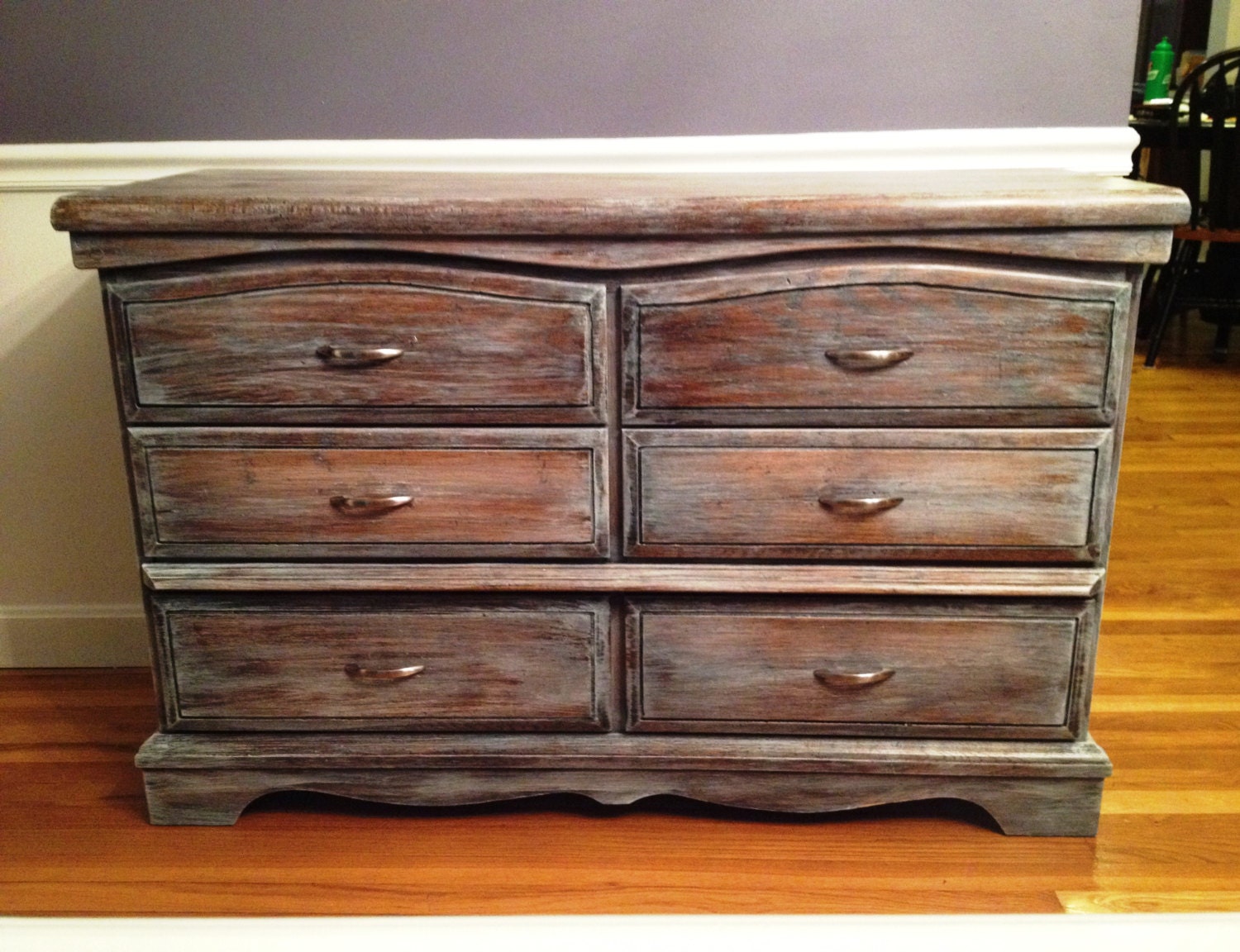 Weathered oak dresser