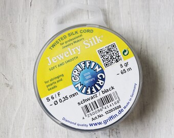 Black silk thread | Etsy