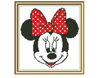Minnie cross stitch | Etsy