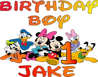 Mickey and the gang | Etsy