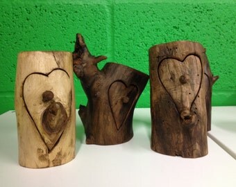 Wooden heart box | Etsy