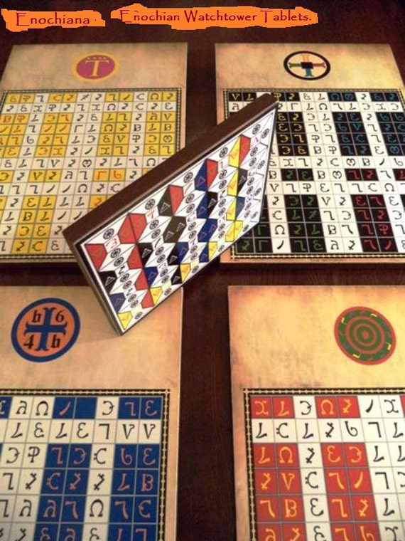 Enochian Magick. Elemental Tablets. by Omen666 on Etsy