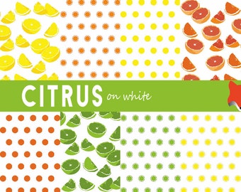 Citrus print | Etsy