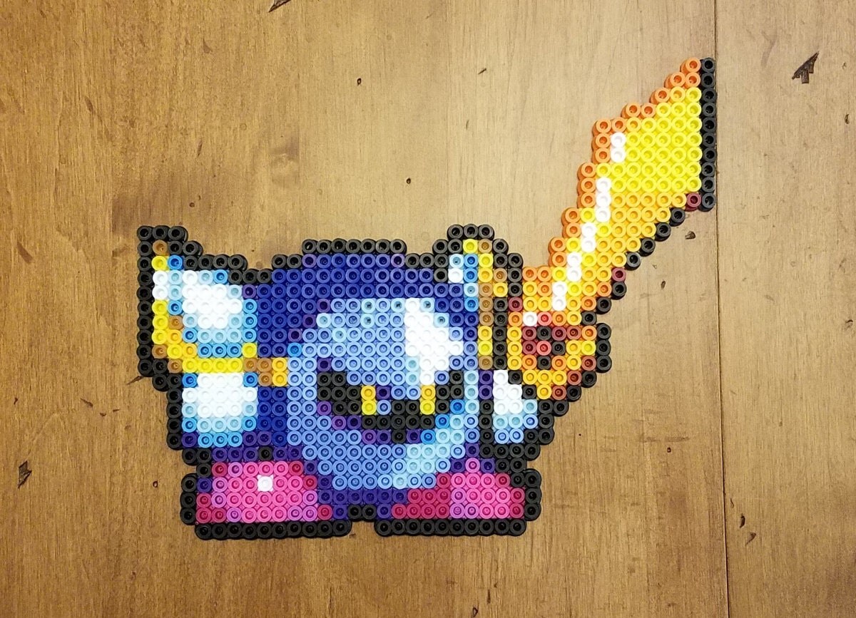 Meta Knight Perler Bead Sprite by peppermintpixels on Etsy