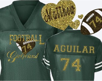 Football girlfriend | Etsy