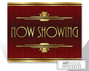 Now showing sign | Etsy