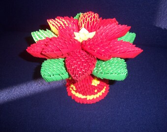 PAPYRUS Origami Christmas Tree Topper Gold Star Classic