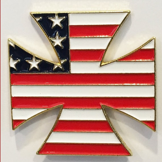 IRON CROSS Enamel Lapel Pin