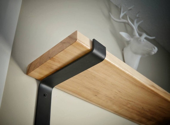 FREE SHIPPING Rustic Maple Shelf Complete by TiredTruckerDesigns