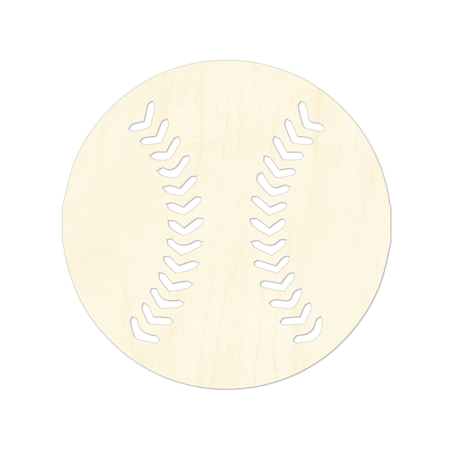 2 34 Baseball Ball Wooden Cutout Shape