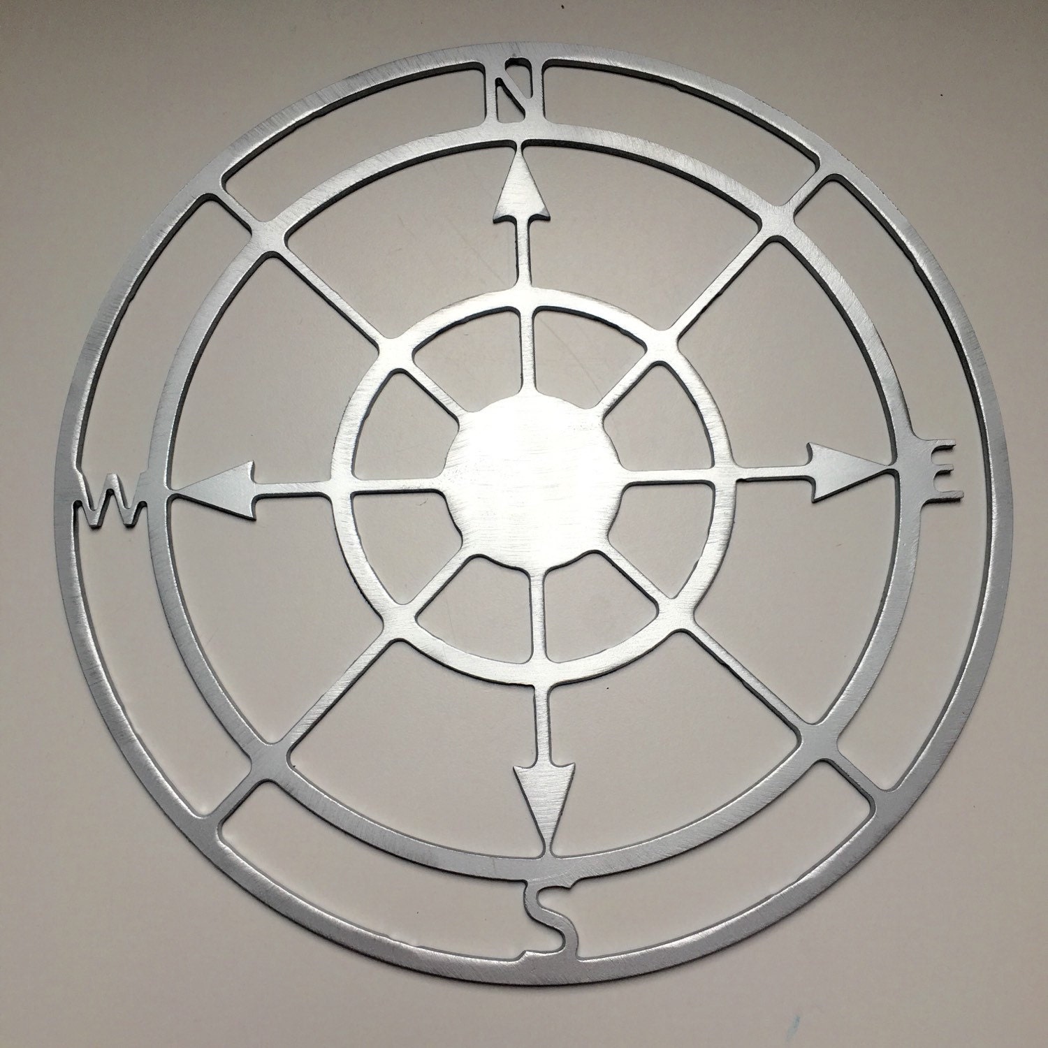 Compass Custom Made Metal Sign Boating By Littabitofeverything