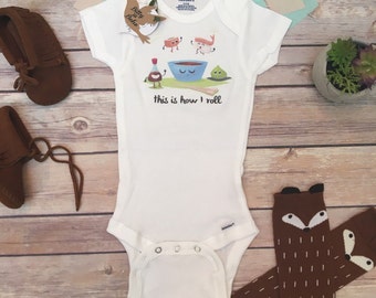 Small Fry Baby Onesie® Hipster Baby Funny Baby by BittyandBoho