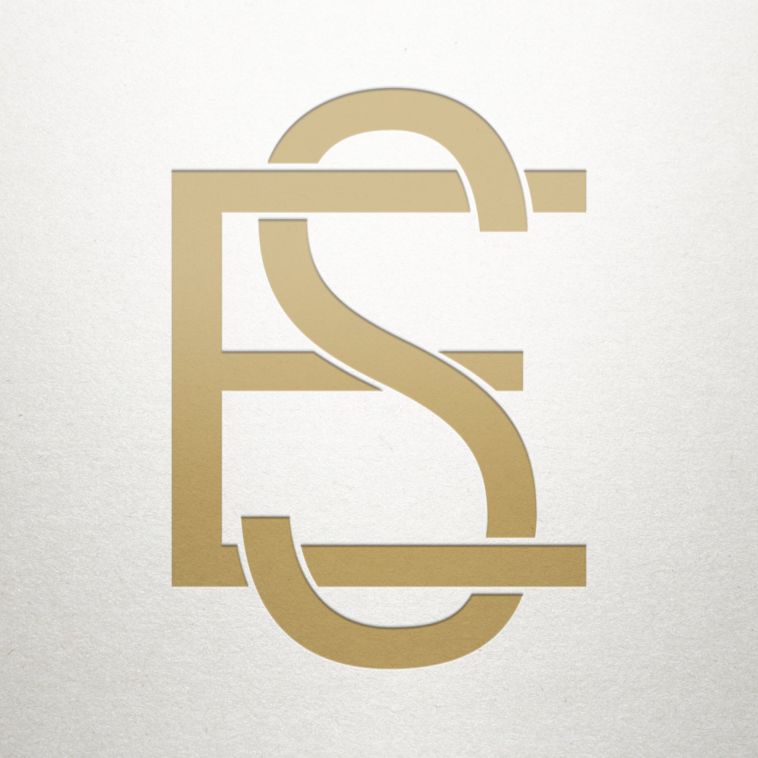 Custom Logo Initials ES SE Logo Initials Digital
