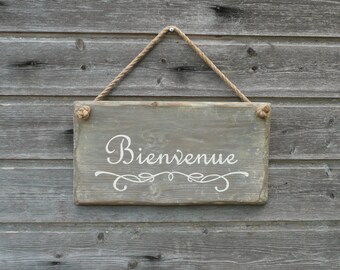 Unique french welcome sign related items | Etsy