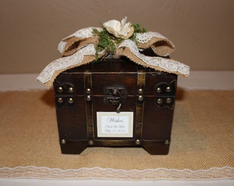 Items similar to Rustic Wedding Wooden Barnwood Box Planter Centerpiece ...