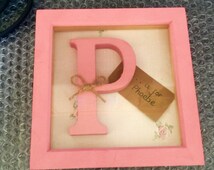 Unique initial frame related items | Etsy