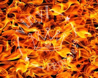 Flame fire vinyl | Etsy