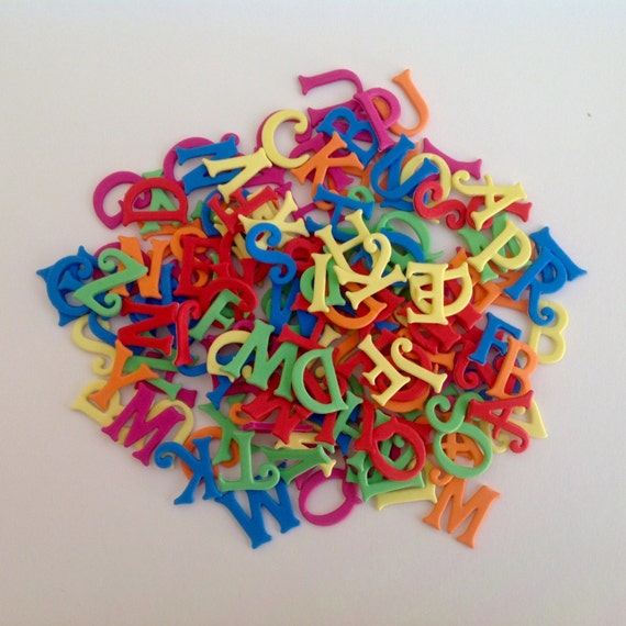 Die Cut Adhesive Letters EVA Die Cut Alphabet Applique