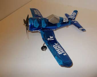 Beer can airplane | Etsy