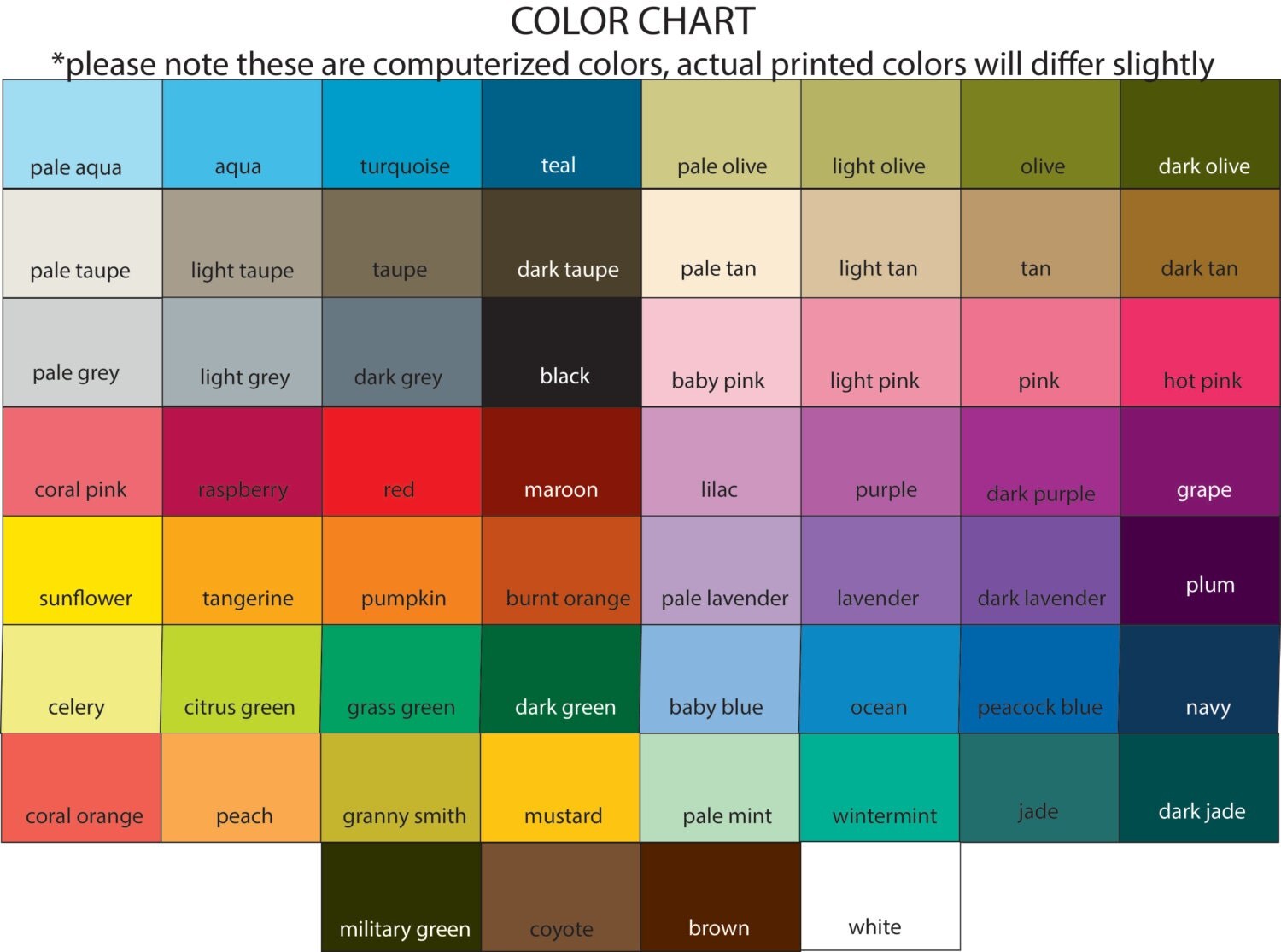 Custom Color Chart Swatch Book Swatchbook