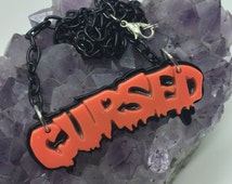 Unique cursed necklace related items | Etsy