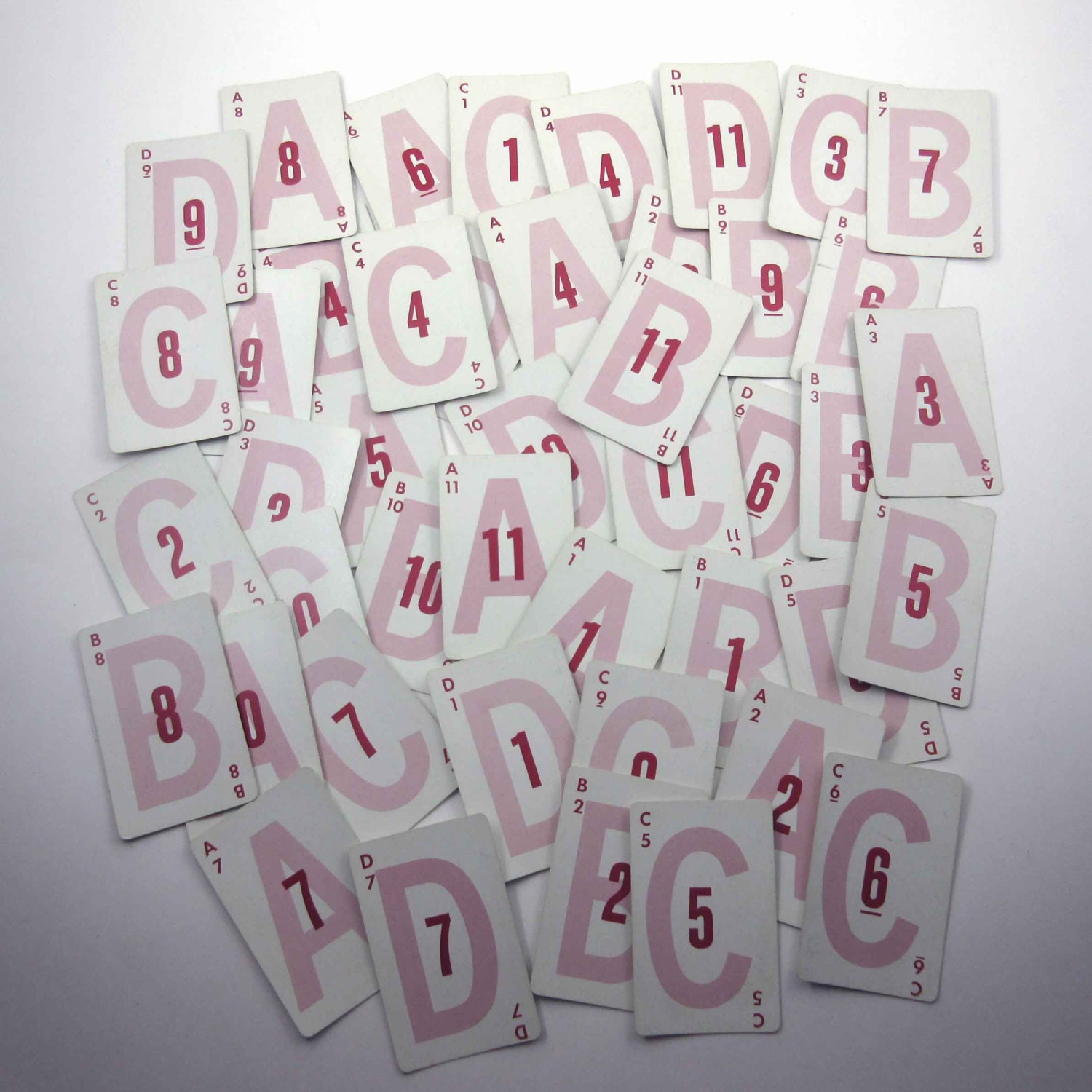 Vintage Rummy Letter or Alphabet Playing by grandmothersattic