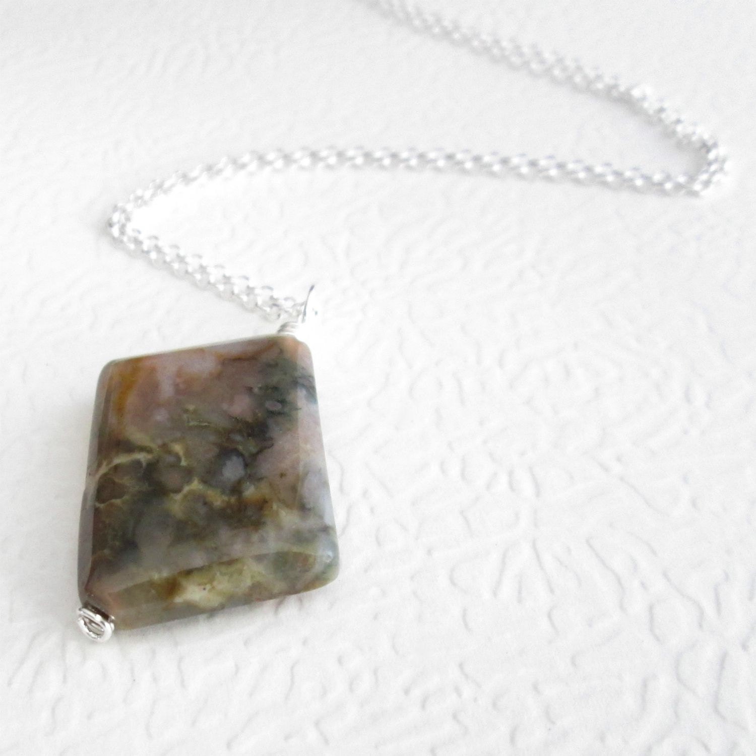 Necklace Coprolite Fossil Dinosaur Dung Jewelry by cindylouwho2