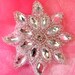 XR60 Crystal Clear Rhinestone Beaded bridal Trim by gloryshouse