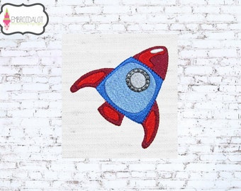 Space machine embroidery design set. BLAST OFFFF.... Astronaut