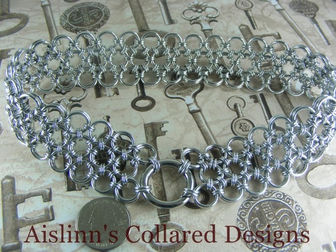 Japanese BDSM Gorean Slave Collar Choker Necklace