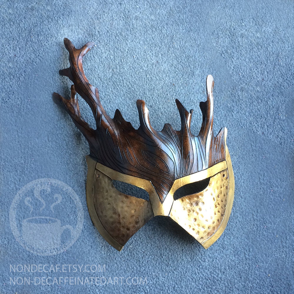 Asymmetrical Druid warrior armor tree spirit Handmade