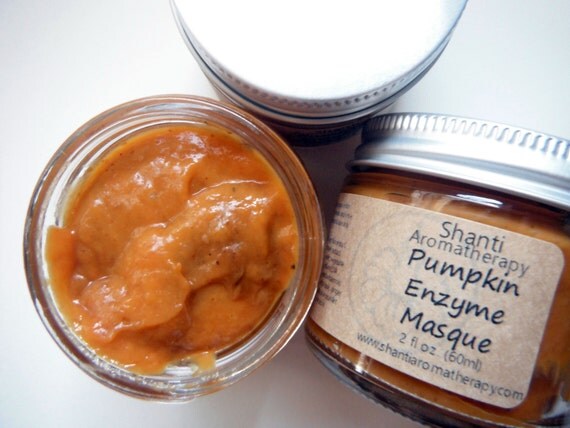 Pumpkin Enzyme Masque Skin Brightening Mask by ShantiAromatherapy