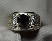 Unique mens diamond ring related items | Etsy