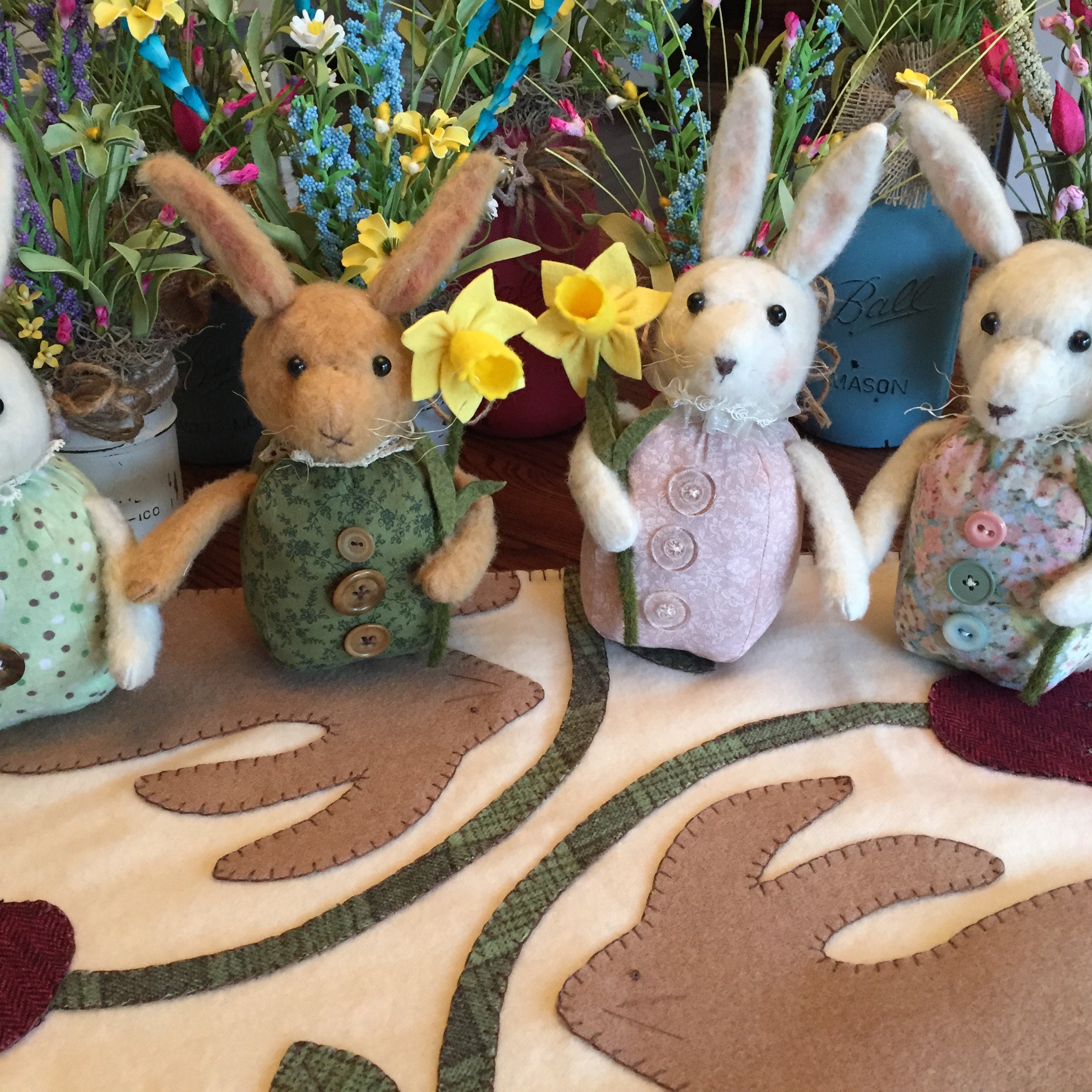 Primitive wool felt pattern for every season by RustyCinnamon