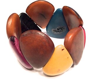 Tagua Bracelet Eco-friendly Jewelry by IngridFonseca on Etsy