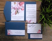 Popular items for pocket folder invite on Etsy