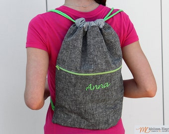 Drawstring backpack | Etsy