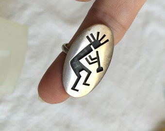 Kokopelli ring | Etsy