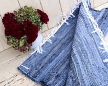 Popular items for denim rug on Etsy