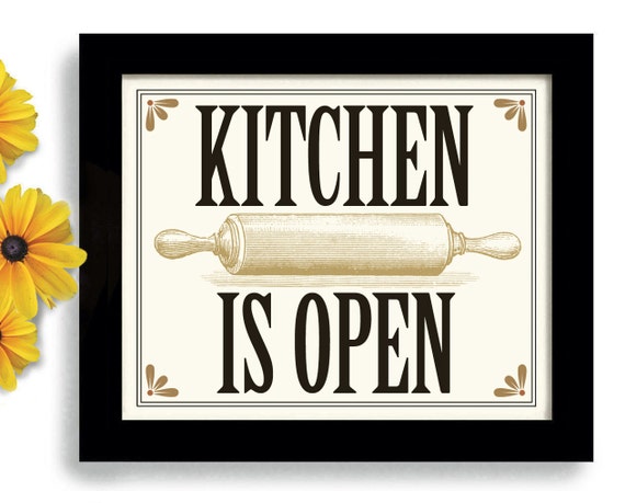 Items similar to Kitchen Decor Moms Home Cooking Kitchen Art Print ...