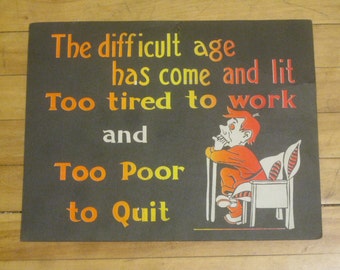 Funny work signs | Etsy