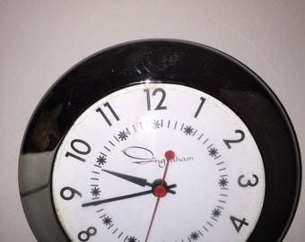 Ingraham wall clock | Etsy