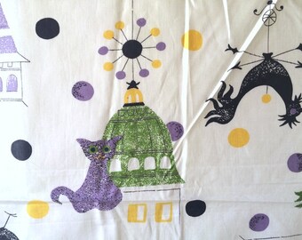 Atomic cat fabric | Etsy